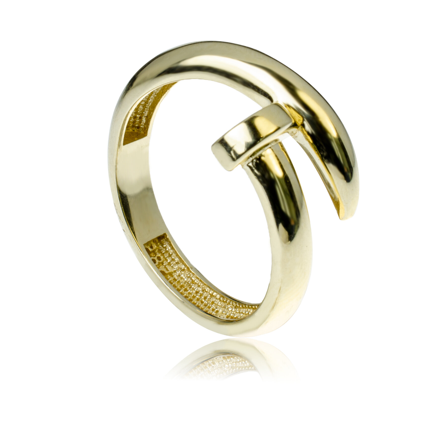 GOLDIE DIAMONDS - Prstene - Zlatý prsteň typu Cartier